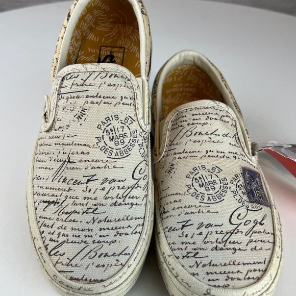 Vans | Shoes | Collectors Item Nwt Vans X Vincent Van Goghs Letters ...